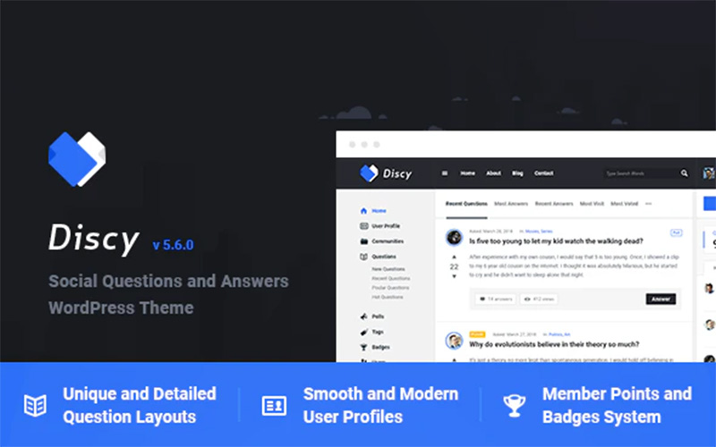 Discy V5.6.0 - Theme Tạo Forum, Cộng Đồng Hỏi Đáp, Mạng Xã Hội - Theme ...